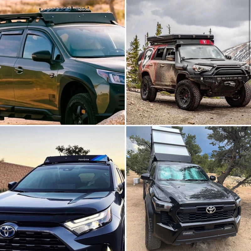 Roof Rack Fairing 44-49 Inch | Reduce Wind Noise | 4Runner Tacoma Jeep ...