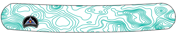 Teal and White Topo Map Wrap | CO Fairing Co, LLC – Colorado Fairing ...